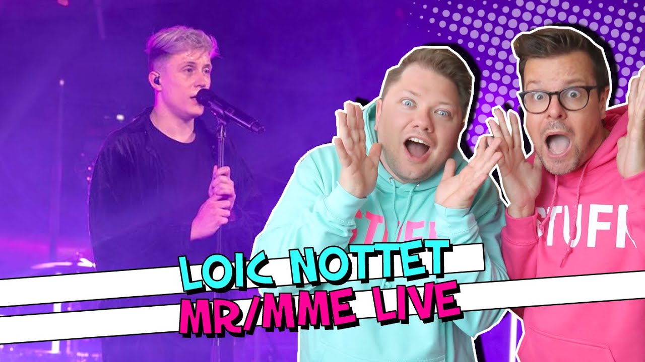 Loic Nottet - Mr/Mme Live at the Fete de L'Iris REACTION VIDEO - YouTube