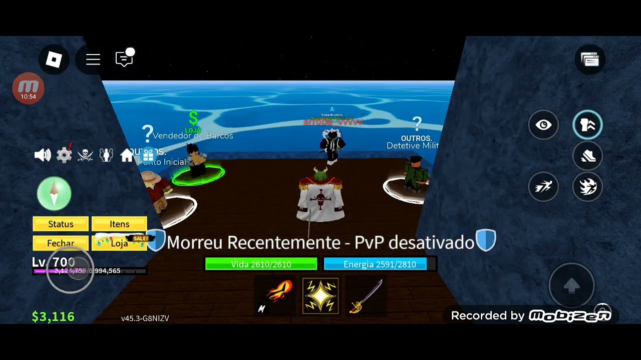 ultimo ep da série upando ate o lv 700 (roblox) - YouTube