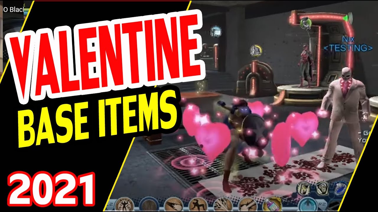 DCUO Valentine Styles and Base Items 2021 - YouTube