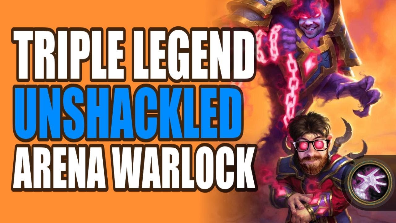 TRIPLE Legendaries Krul Warlock - Full Run - Hearthstone Arena - YouTube