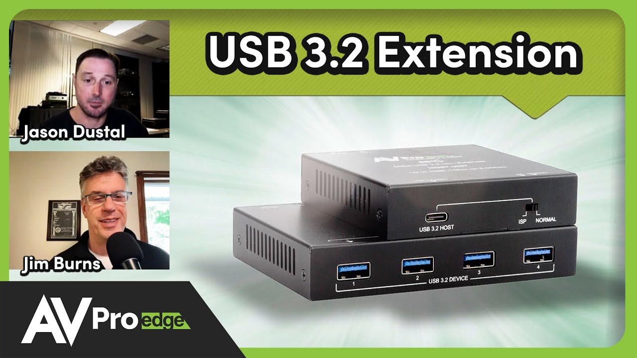Extend USB over Category Cable with the AC-EXUSB-3-KIT - YouTube