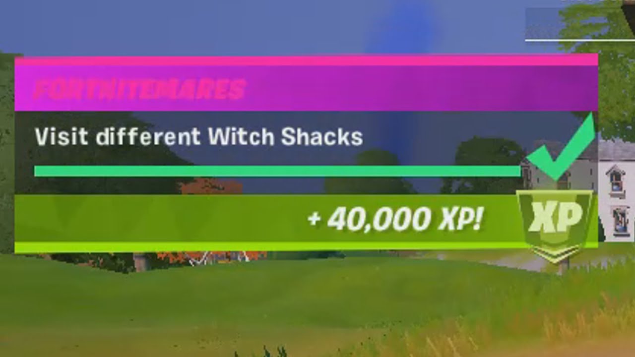 Visit different Witch Shacks - Fortnitemares Challenges (7-9) - YouTube