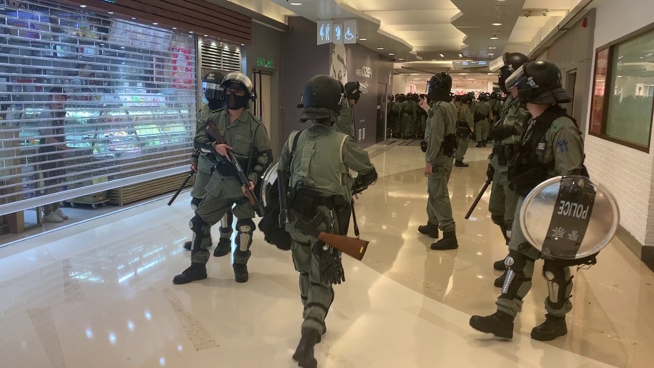 Armed police in Popcorn shopping malls (Oct. 13, 2019) - YouTube