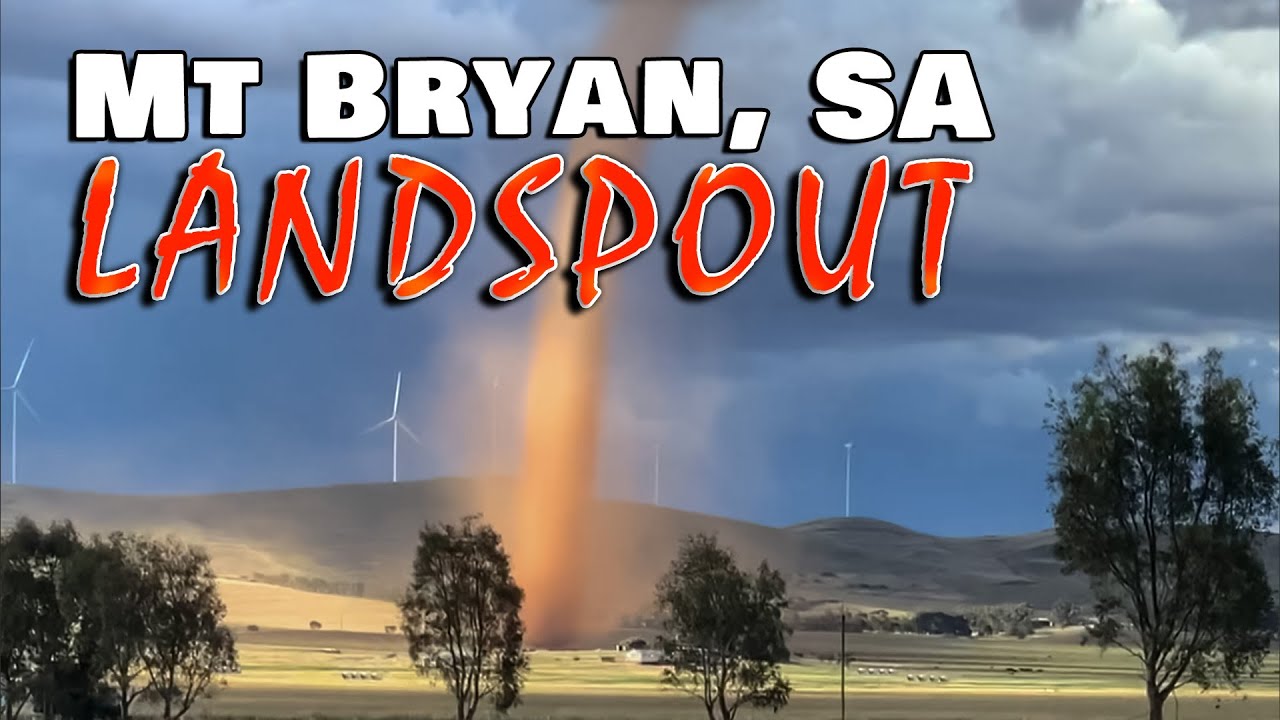 Landspout tornado captured in Mt Bryan, SA - 29 November, 2024 - YouTube