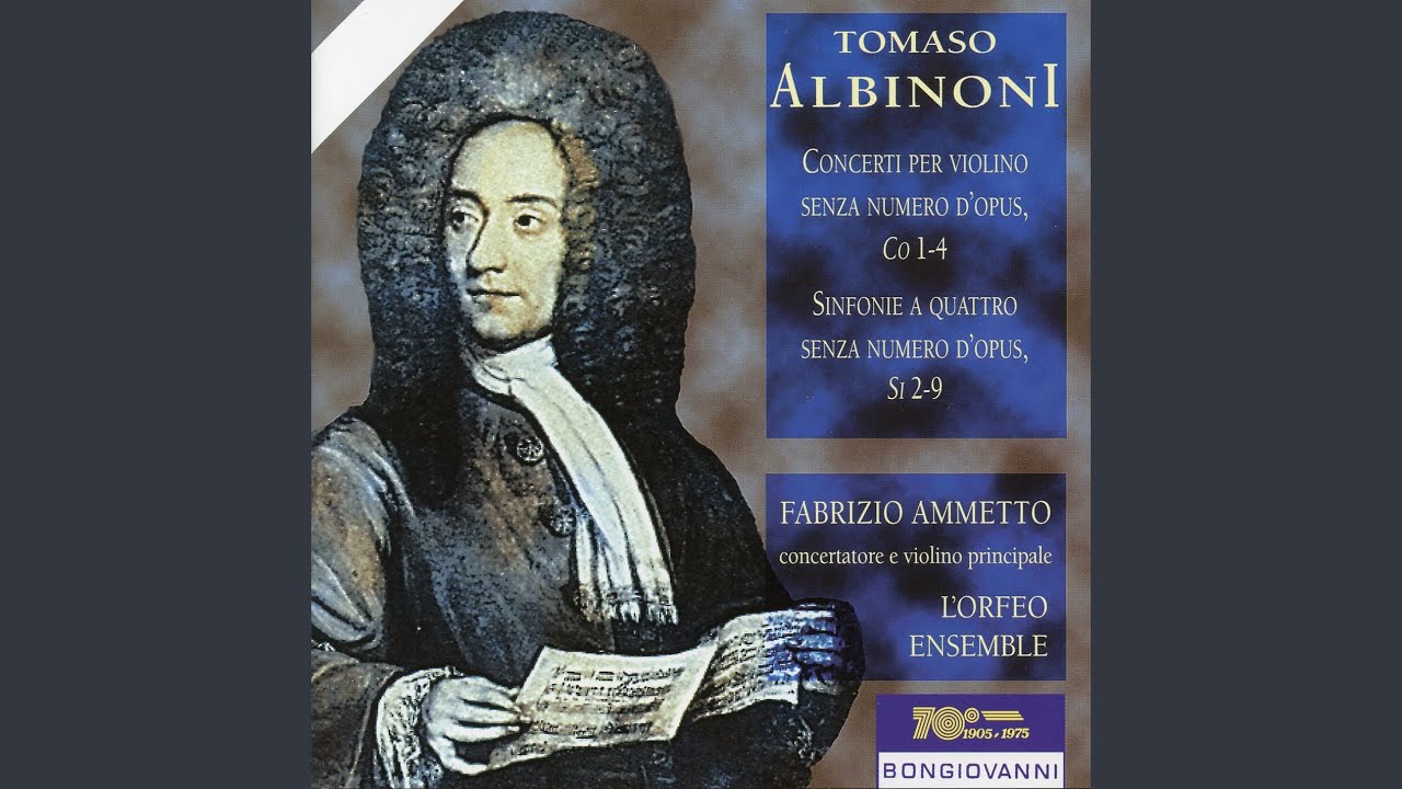 Sinfonia a 4 in A Major, Si 3a: I. Allegro - Adagio - YouTube