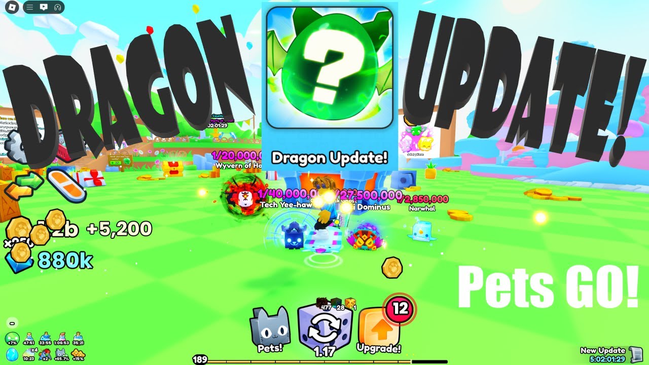 Roblox-Pets GO- Dragon Update! - YouTube