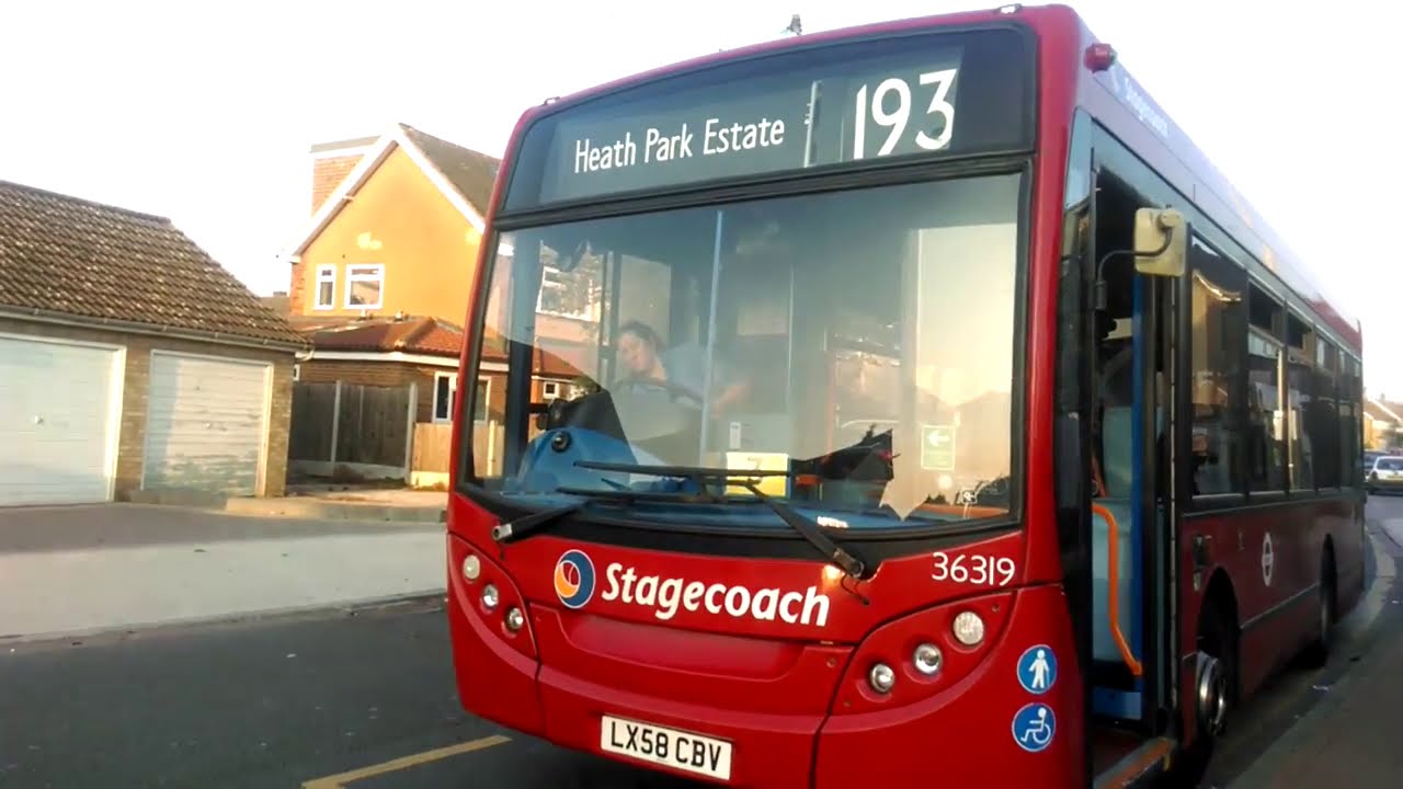 Journey on the 193. LX58CBV. 36319. Stagecoach London E200. - YouTube