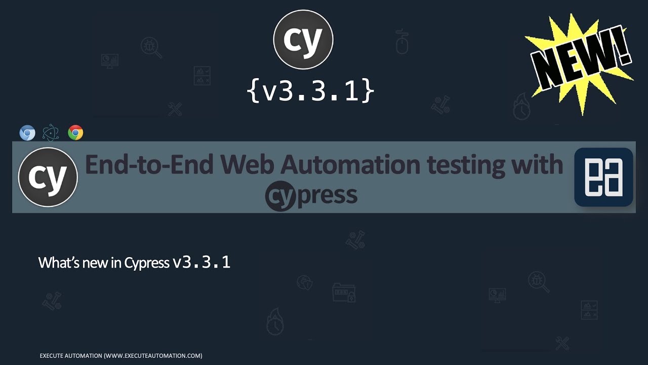 Whats new in Cypress 3.3.1 ? - YouTube