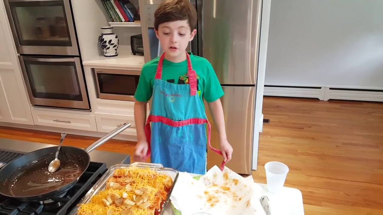 Cooking Kids Potato & Cheese Enchiladas - YouTube