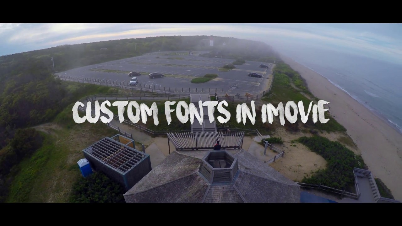 HOW TO GET CUSTOM FONTS IN IMOVIE (how to get font like Sam Kolder ...