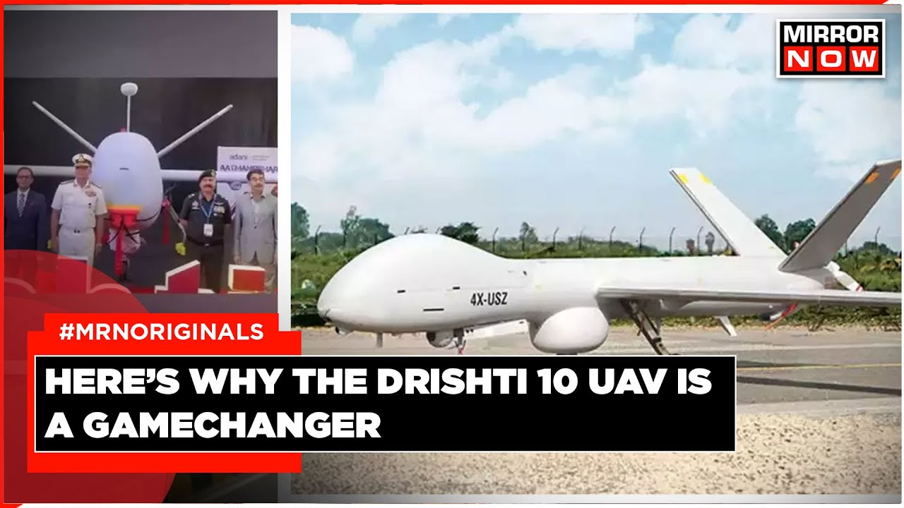 All About The Indigenous Drishti 10 UAV By Adani Defence - YouTube