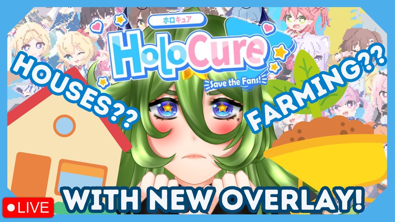 【HoloCure + NEW OVERLAY RELEASE!】HOUSE! FISHING! FARMING! and more new ...