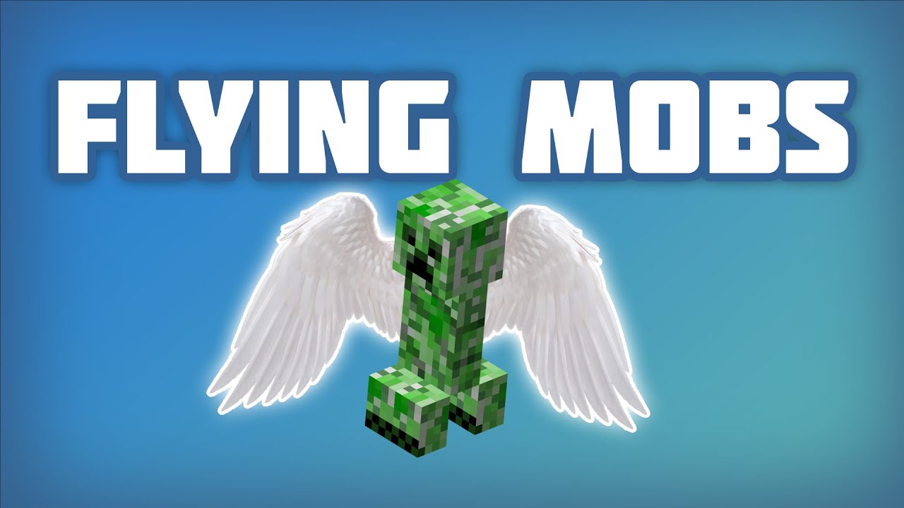 How to make Flying Mobs Tutorial in Minecraft [1.18] - YouTube