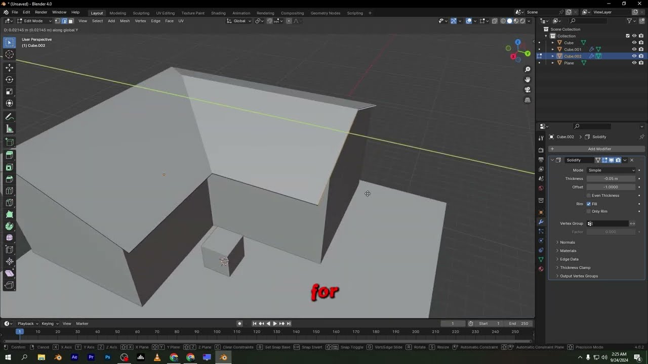 Create a House Model in Blender FAST - YouTube