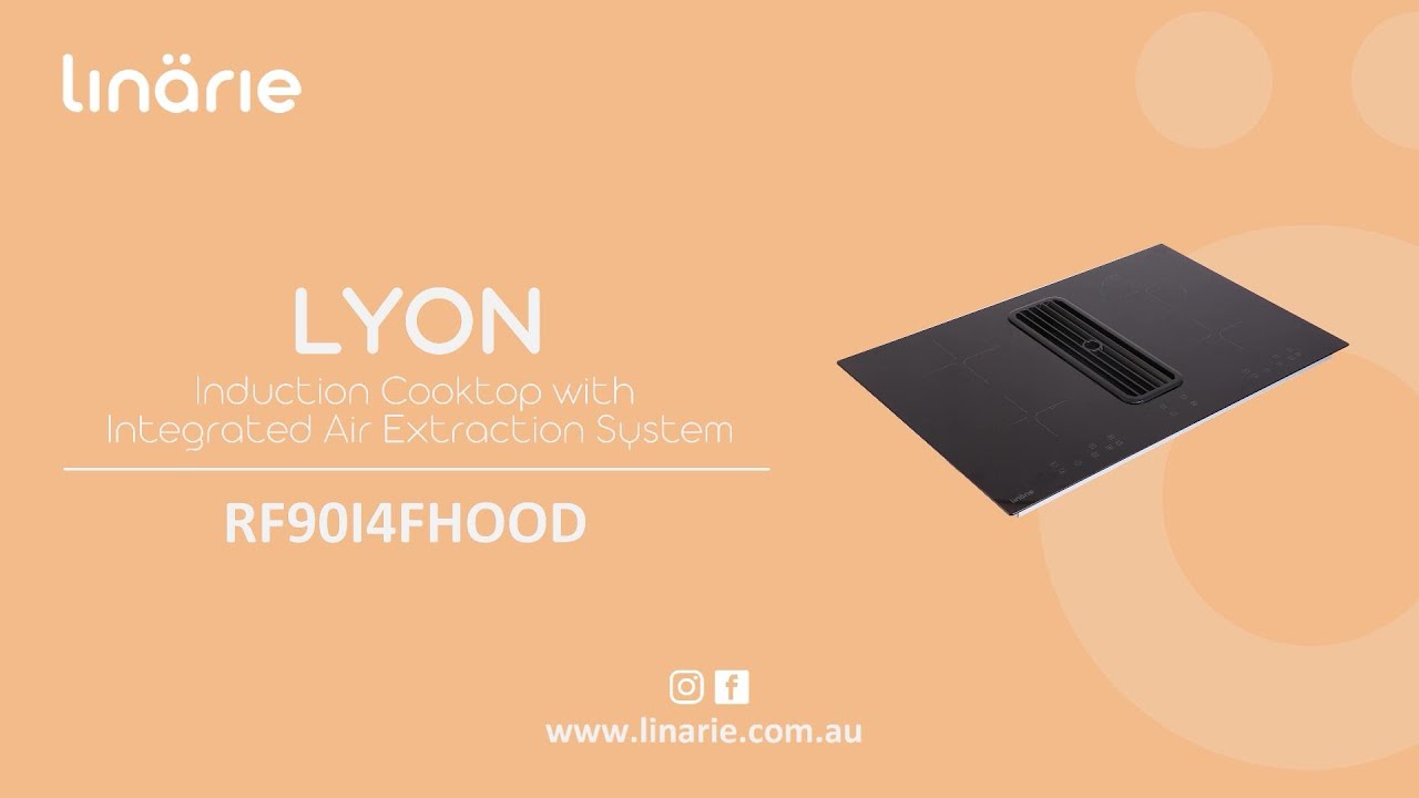 LINÄRIE | Lyon 2 in 1 Induction Cooktop with Integrated Ventilation ...