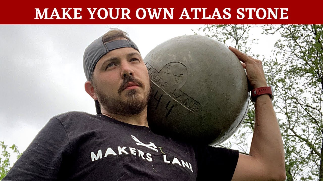 Make your own Atlas Stone with a custom logo - YouTube