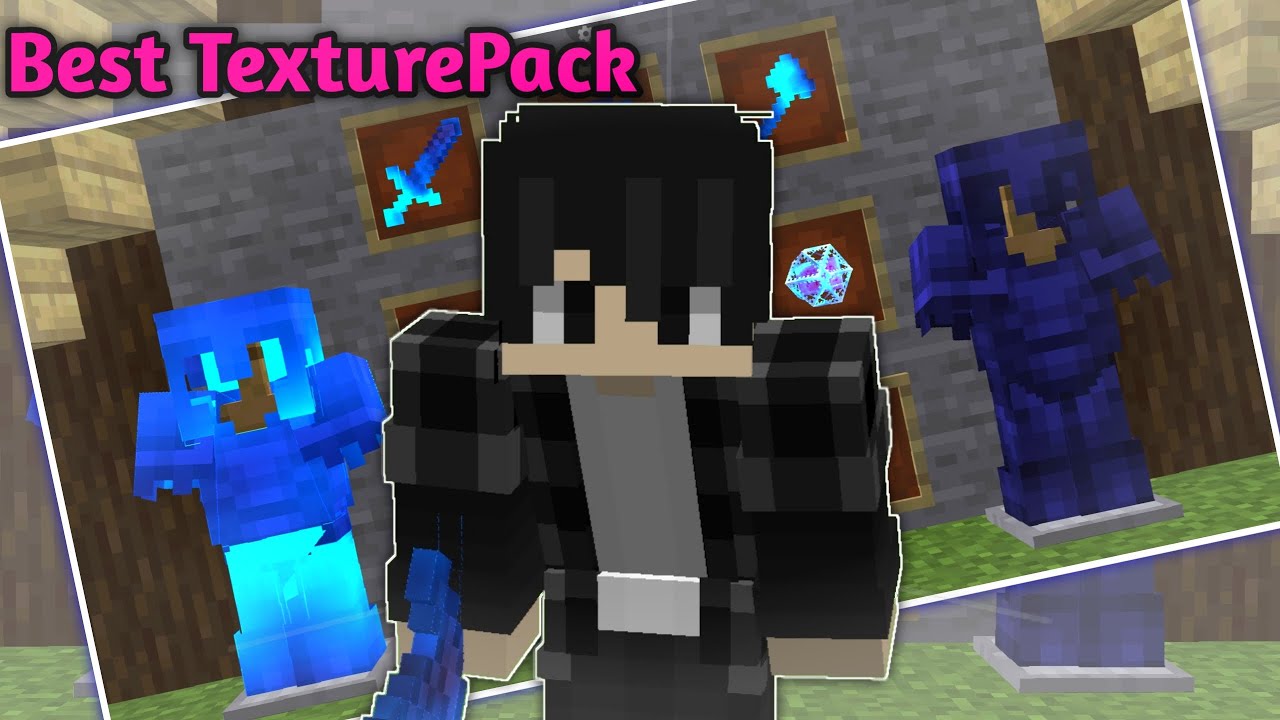 Blue Theme TexturePack For Minecraft PojavLauncher and Java # ...