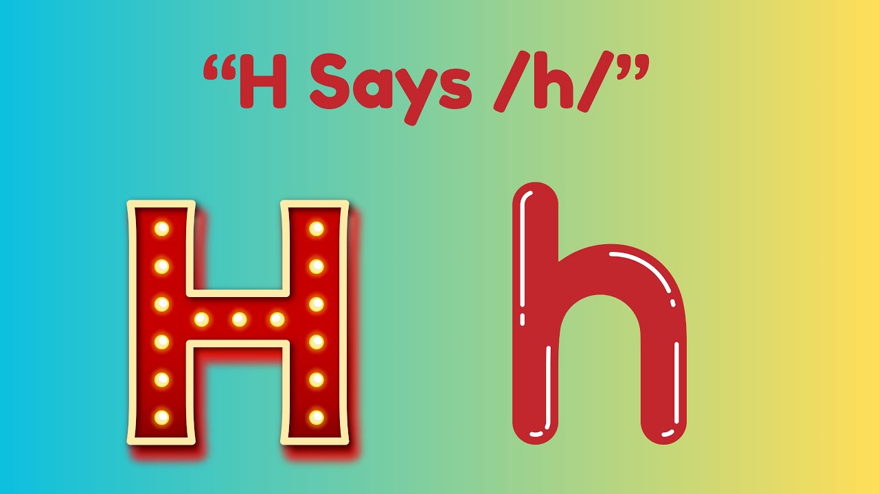 "H Says Huh! | Phonics Sound of H for Kids" - YouTube