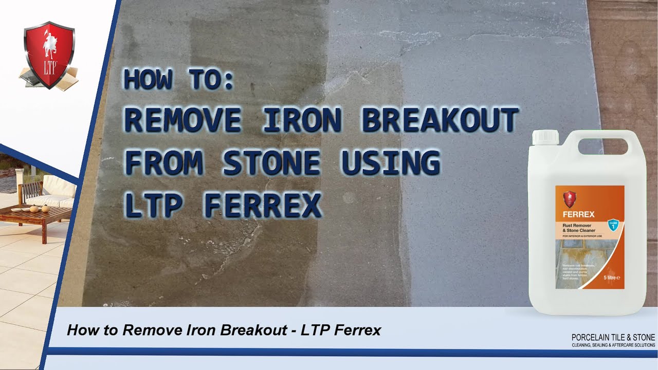 LTP - How to remove iron breakout from stone - YouTube