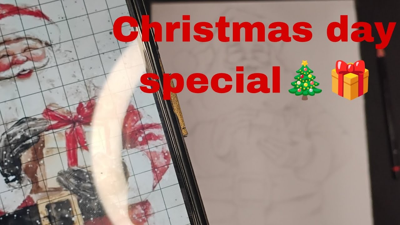 Christmas day special drawing easy step by step/Christmas day drawing ...