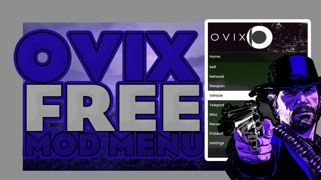 [Awesome] Red Dead Online - Ovix Mod Menu | Best Mod For RDR2 | Many Functions | FREE 100% - YouTube