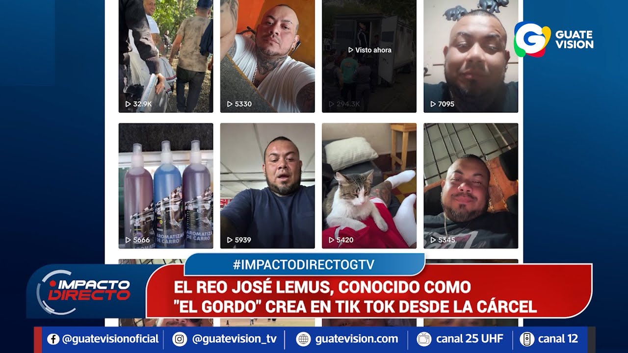 El reo apodado "el Gordo" comparte videos en TikTok desde la cárcel; es ...
