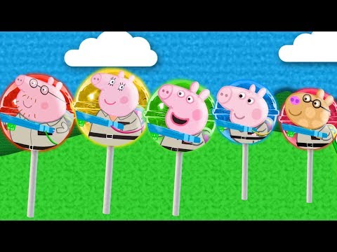 Peppa Pig Ghostbusters Lollipop Finger Family / Nursery Rhymes and More ...