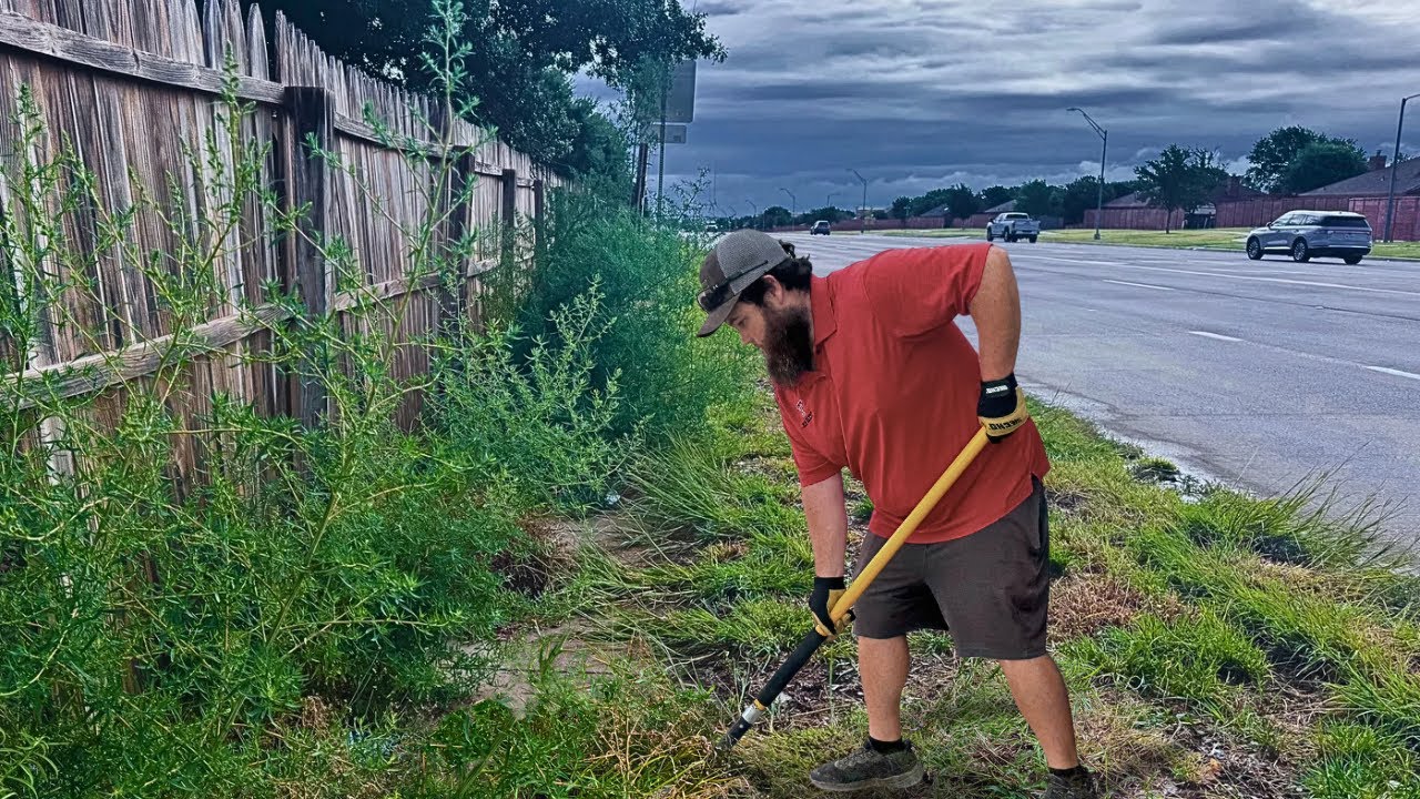OVERGROWN Sidewalk causes DANGEROUS Flooding! - YouTube