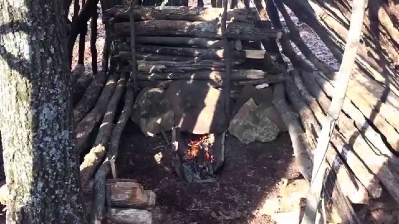 Shelter-double sided lean-to - YouTube