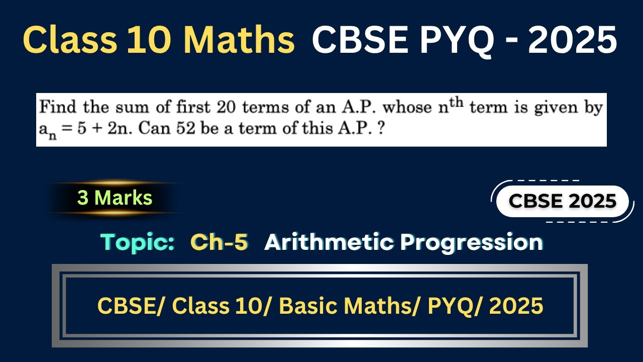 Find the sum of first 20 terms of an A.P. whose n^th term is given by a ...