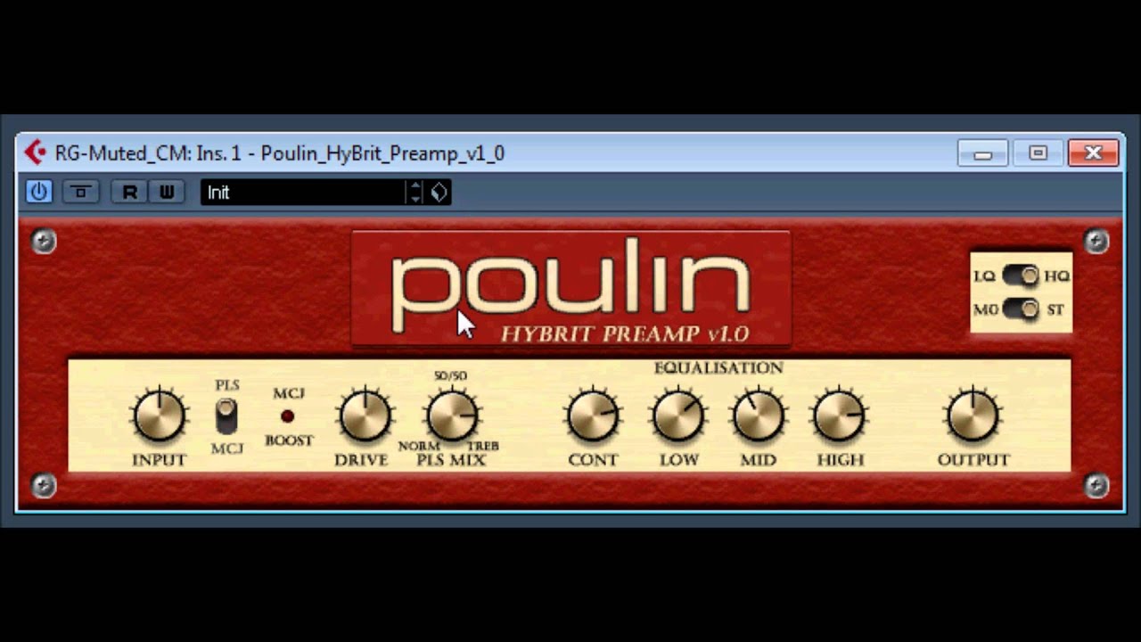 Poulin Hybrit Preamp v1.0 by LePoulin Plugins - YouTube