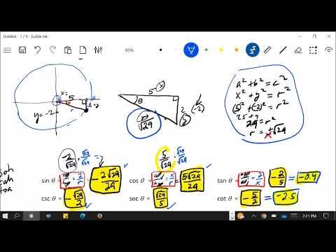 4-4 Trig Functions of Any Angle - YouTube