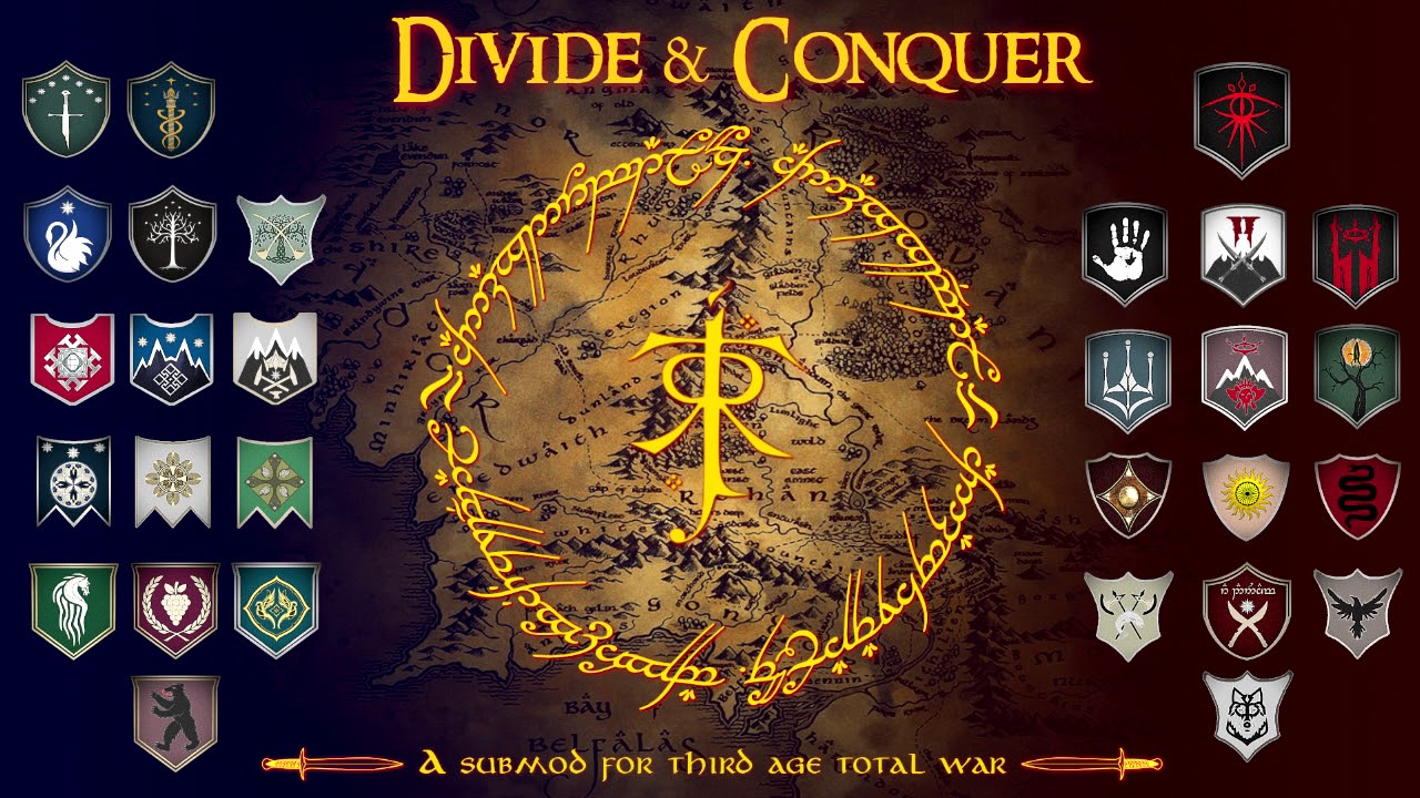 Draw - Divide and Conquer (Medieval II Total War LOTR mod) - YouTube