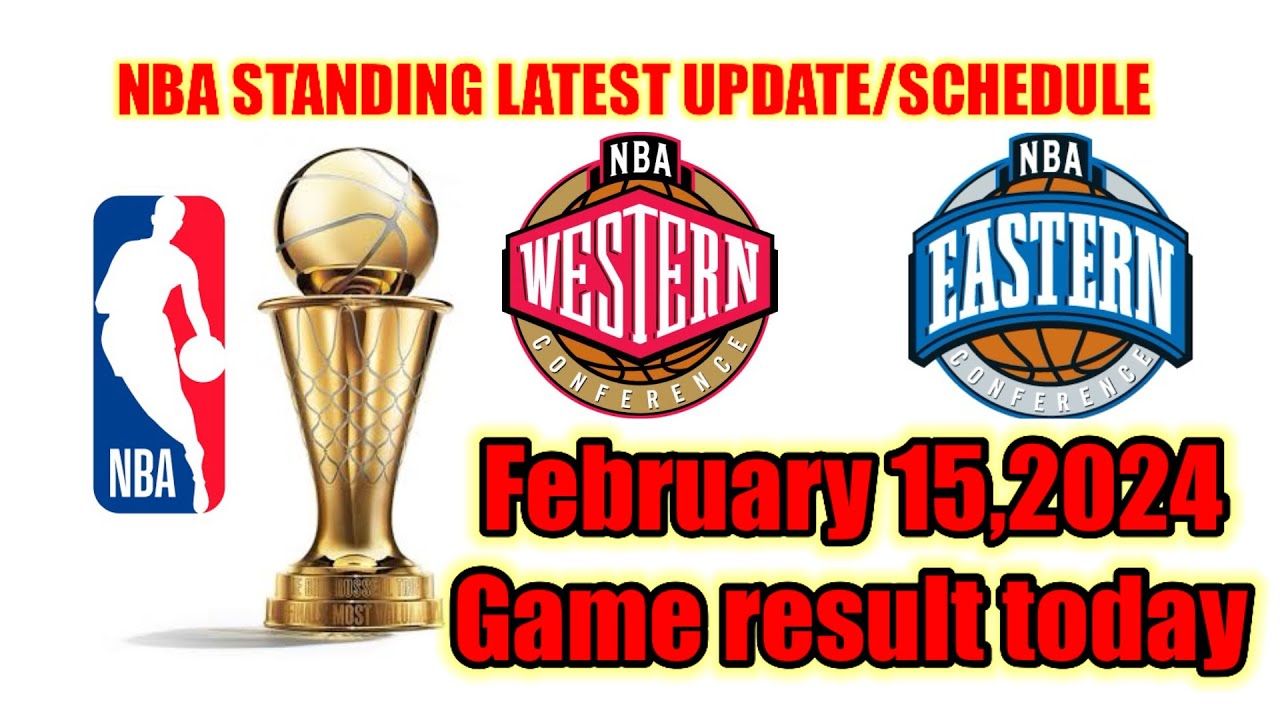 NBA GAME RESULT as of February 15,2024|NBA GAME SCHEDULE|NBA GAME SCORE ...