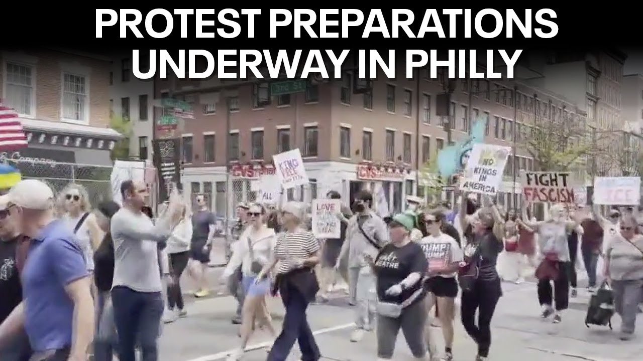 Philadelphia prepares for thousands of protesters - YouTube
