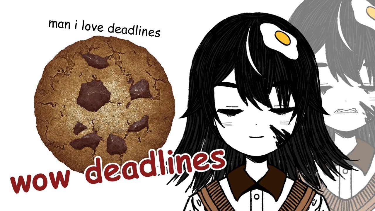【Drawing/Cookie Clicker】 Deadlining & baking🎨🍪 - YouTube