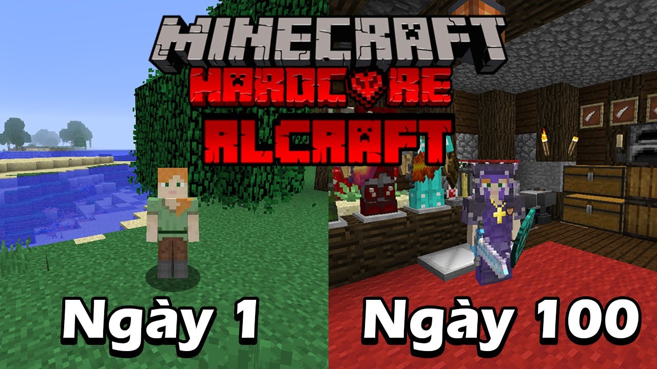 100 Ngày Minecraft RLCRAFT 2.9.2d Sinh Tồn Siêu Khó !! - YouTube