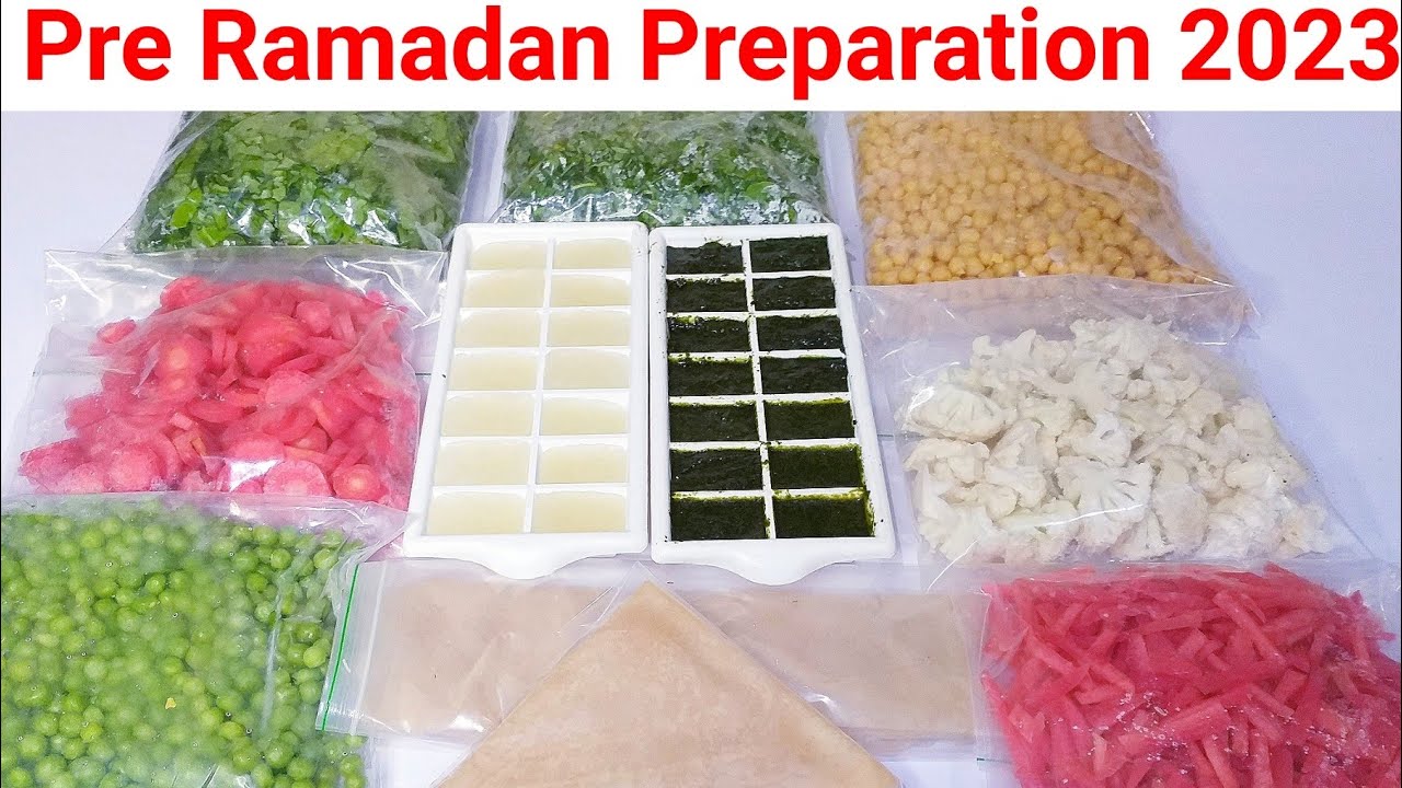 Pre Ramadan Preparation 2023 | Time Saving Tips For Ramadan - YouTube