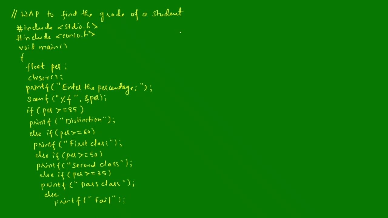 If Else If Ladder Statement In C Step By Step Explained YouTube If Else If Ladder Statement In C Step By Step Explained YouTube