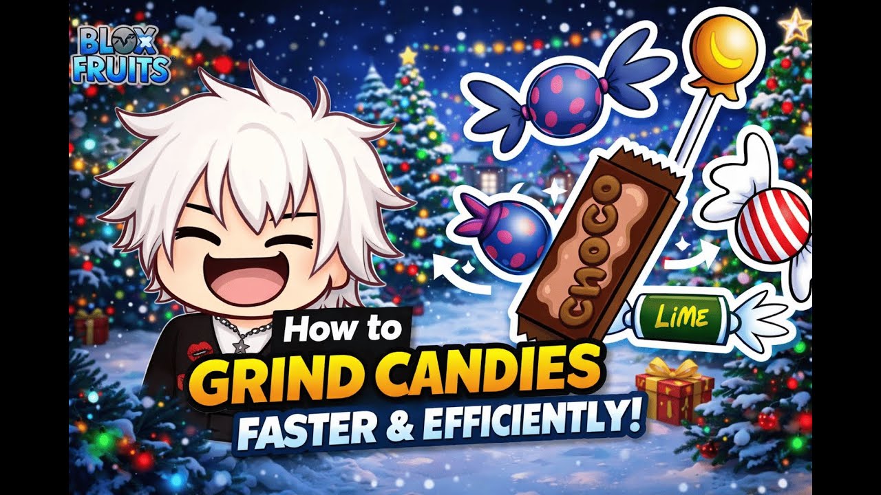 How to Grind Candies Fast and Efficiently in Blox Fruits | Roblox - YouTube