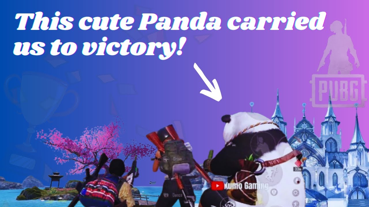 Cute Panda carried us to Victory in PUBG Mobile 🐼 - YouTube