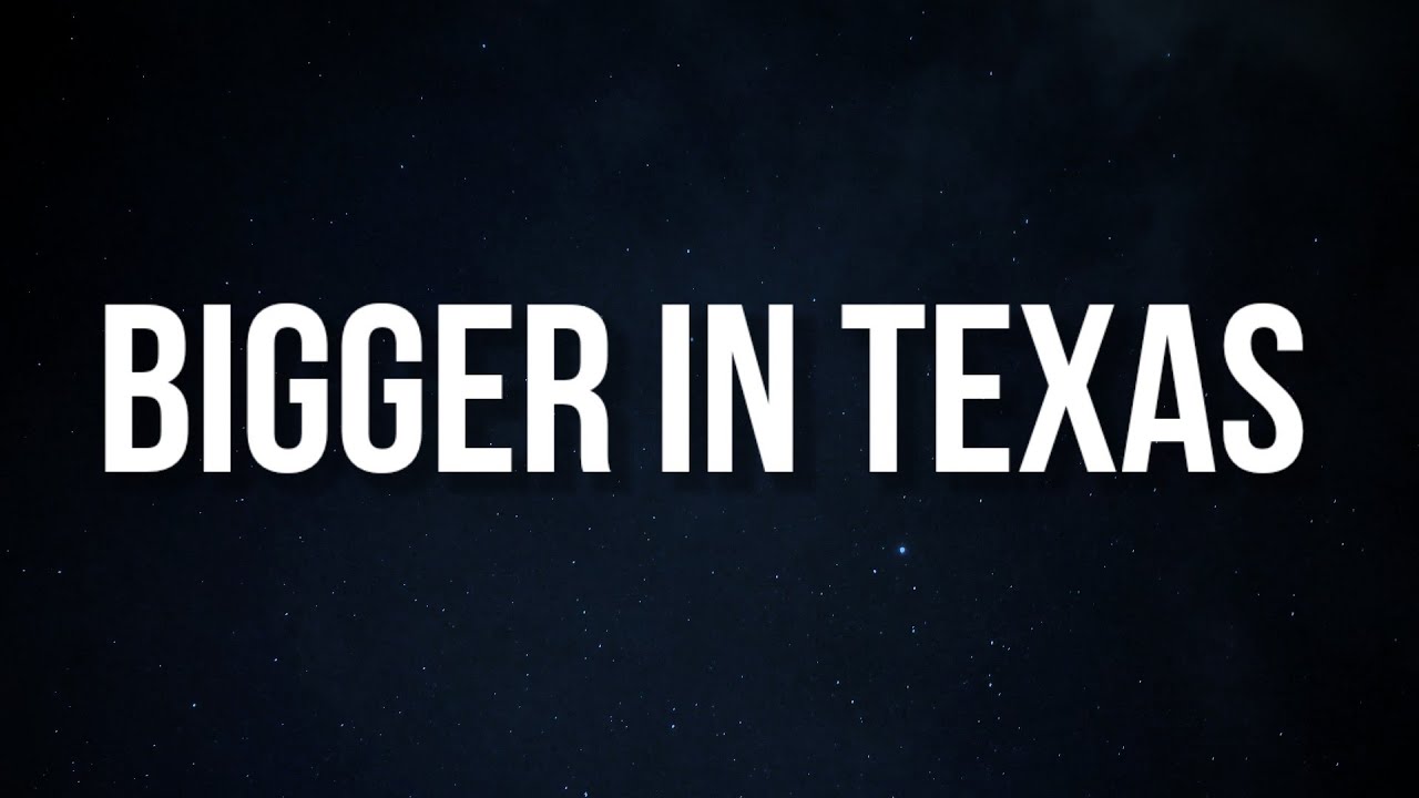 Megan Thee Stallion - Bigger In Texas (Lyrics) - YouTube