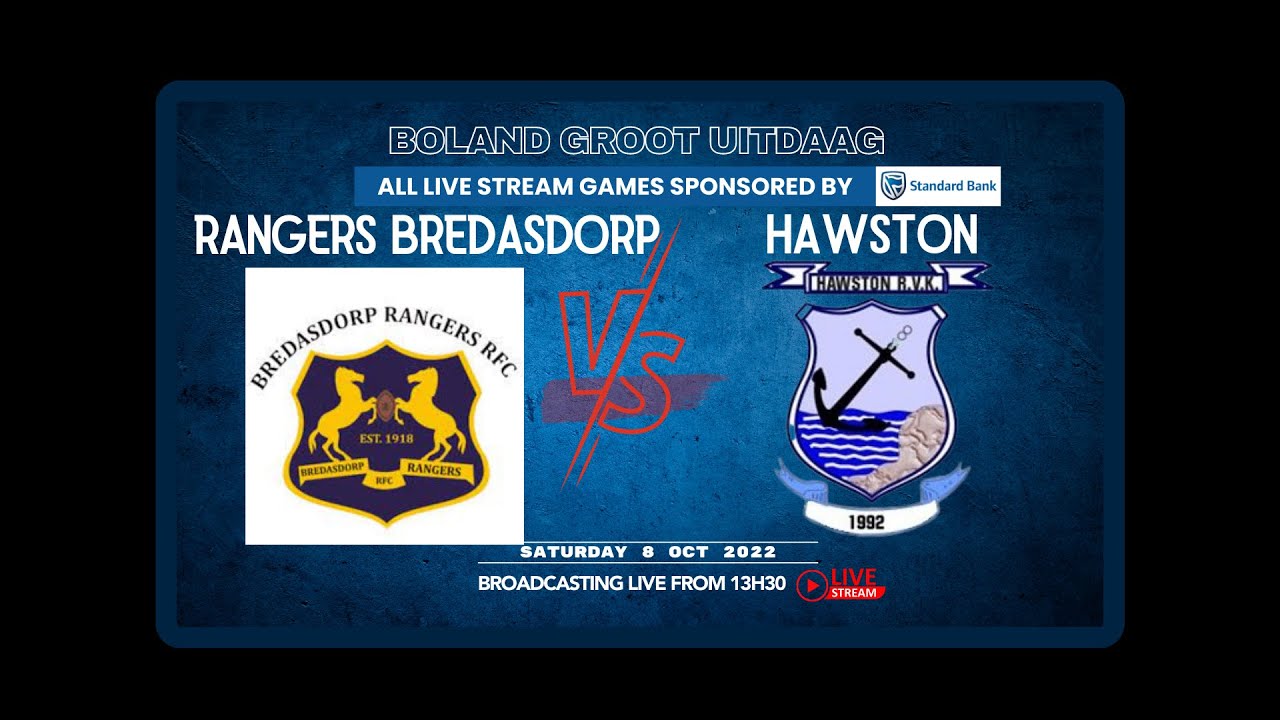 Rangers Bredasdorp vs Hawston - YouTube