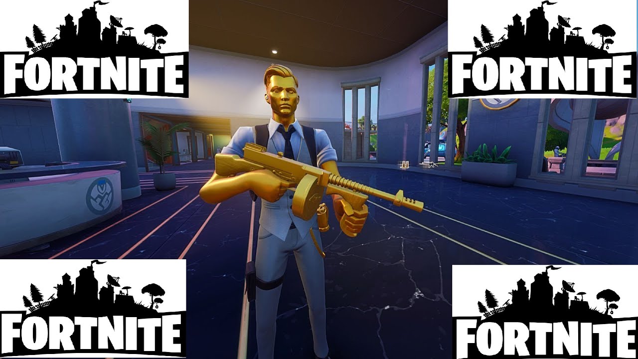 Fortnite - Collect different Boss Weapons (3) - YouTube