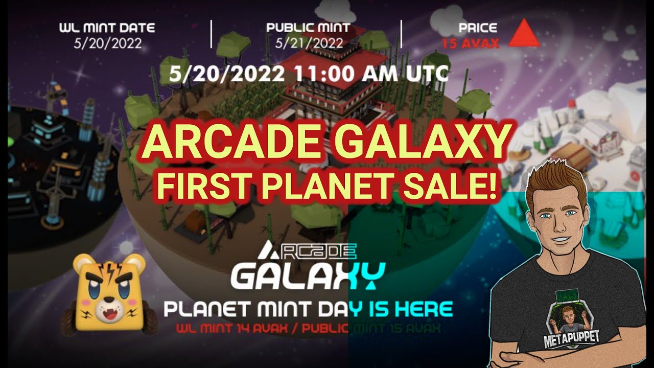 Arcade Galaxy Planet NFT Sale! | Everything You Need To Know - YouTube