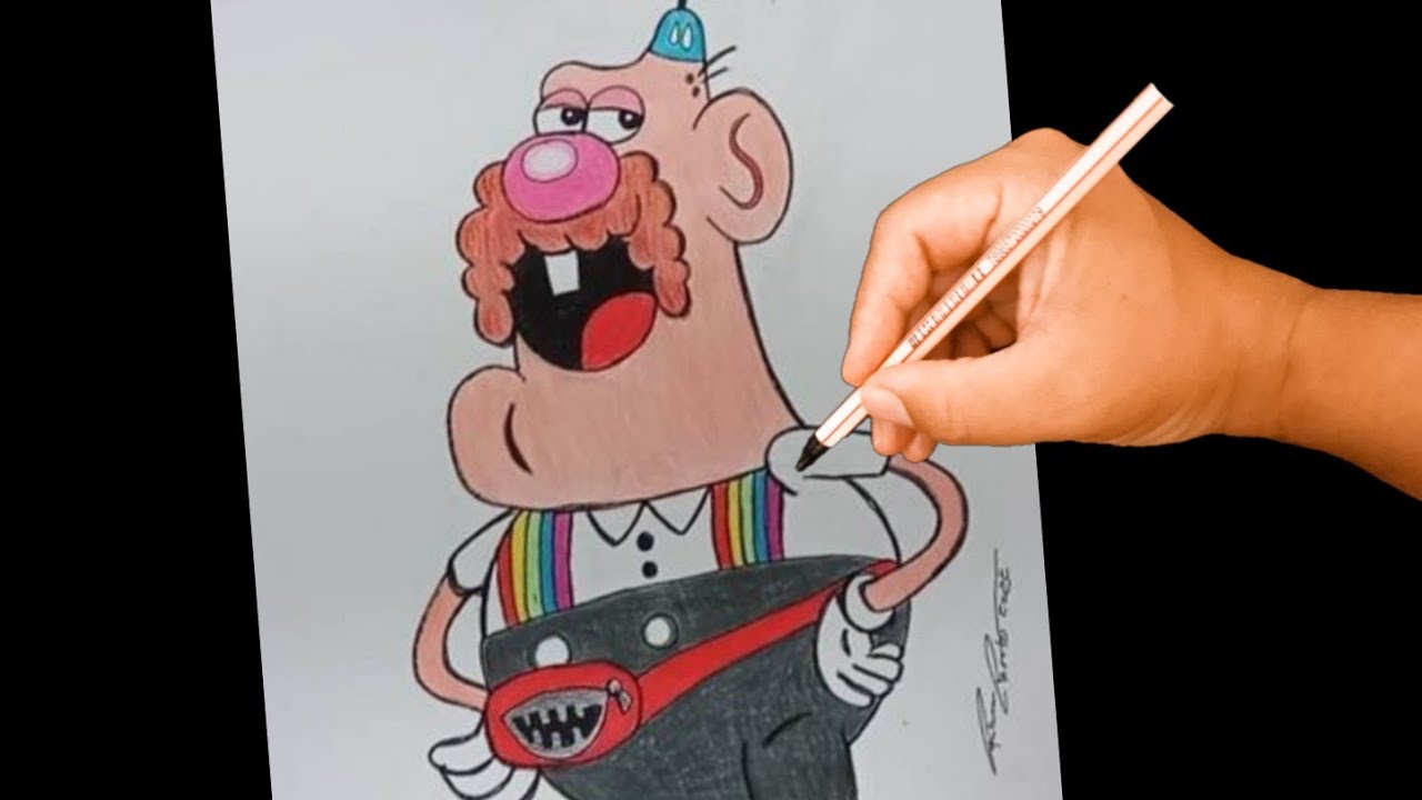 Como desenhar o Titio Avô - [ narrado ] - YouTube