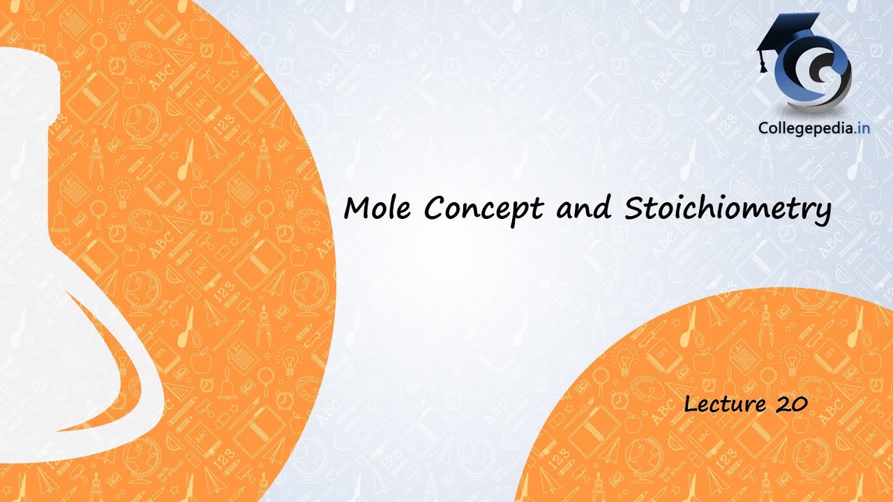 Mole Concept and Stoichiometry, Lecture 20, Chemistry IIT JEE (Finding ...