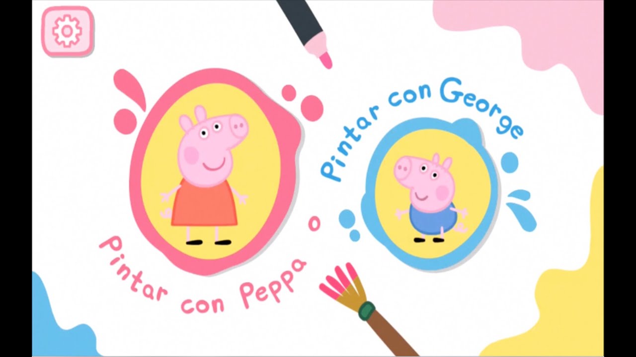 Peppa's Paint Box || Pinta con Peppa pig || Gameplay 2015 - YouTube