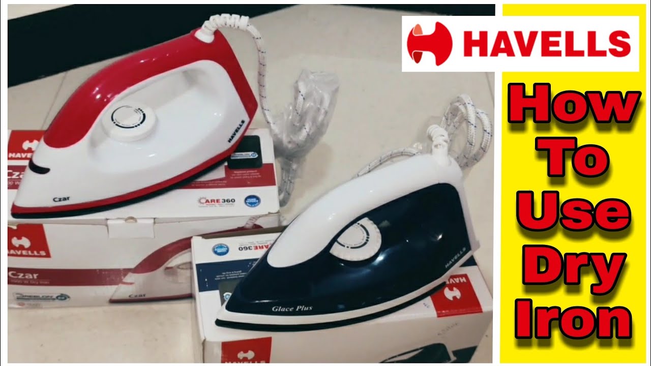 How To Use Dry Iron ll Havells Dry Iron ll Bijali Fitting ka Samaan ...