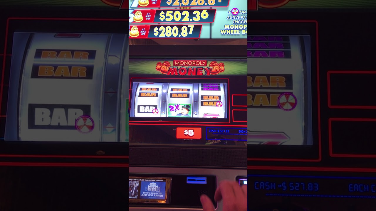 High Limit Monopoly Slot Machine $25 a Spin Progressive Jackpot and ...